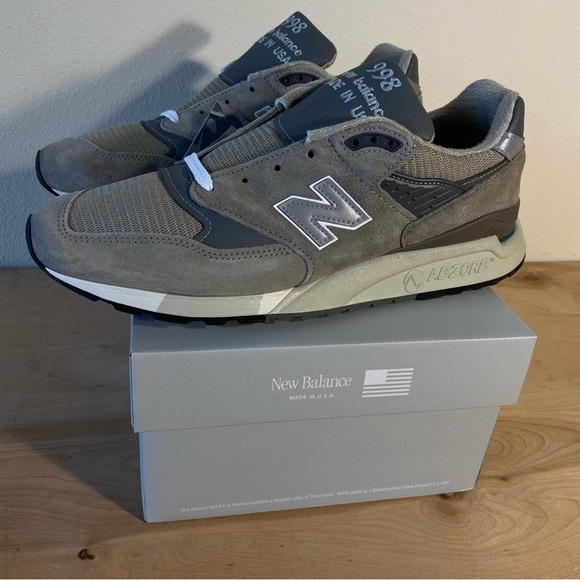 New Balance | Shoes | Size 3 New Balance 998 Made In Usa Grey Day 223 ...